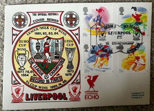 Liverpool Record Holders 22nd March 1988 Dawn First Day Cover | eBay UK
