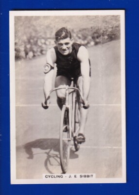 J E SIBBIT 1935 J.A. PATTREIOUX Sporting Events & Stars #88 CYCLING ...