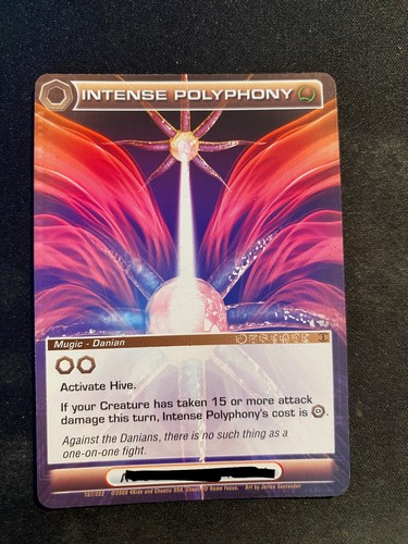 Intense Polyphony - Chaotic Card - Beyond the Doors Mugic | eBay Australia