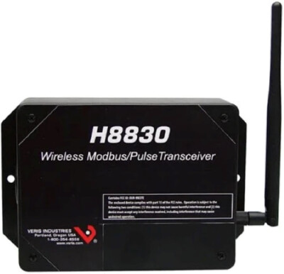 NEW OEM VERIS H8830 / H8830 WIRELESS MODBUS/PULSE TRANSCEIVER ( S1-C89 ...