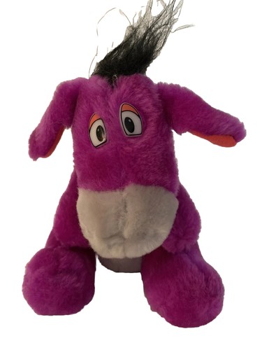 Vintage Great American Toy Co. Purple Donkey Plush Stuffed Animal 7.5 ...