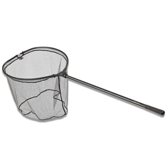 2020 Dam Effzett XL Folding Big Fish Landing Net Rubber Mesh Boat Pike ...