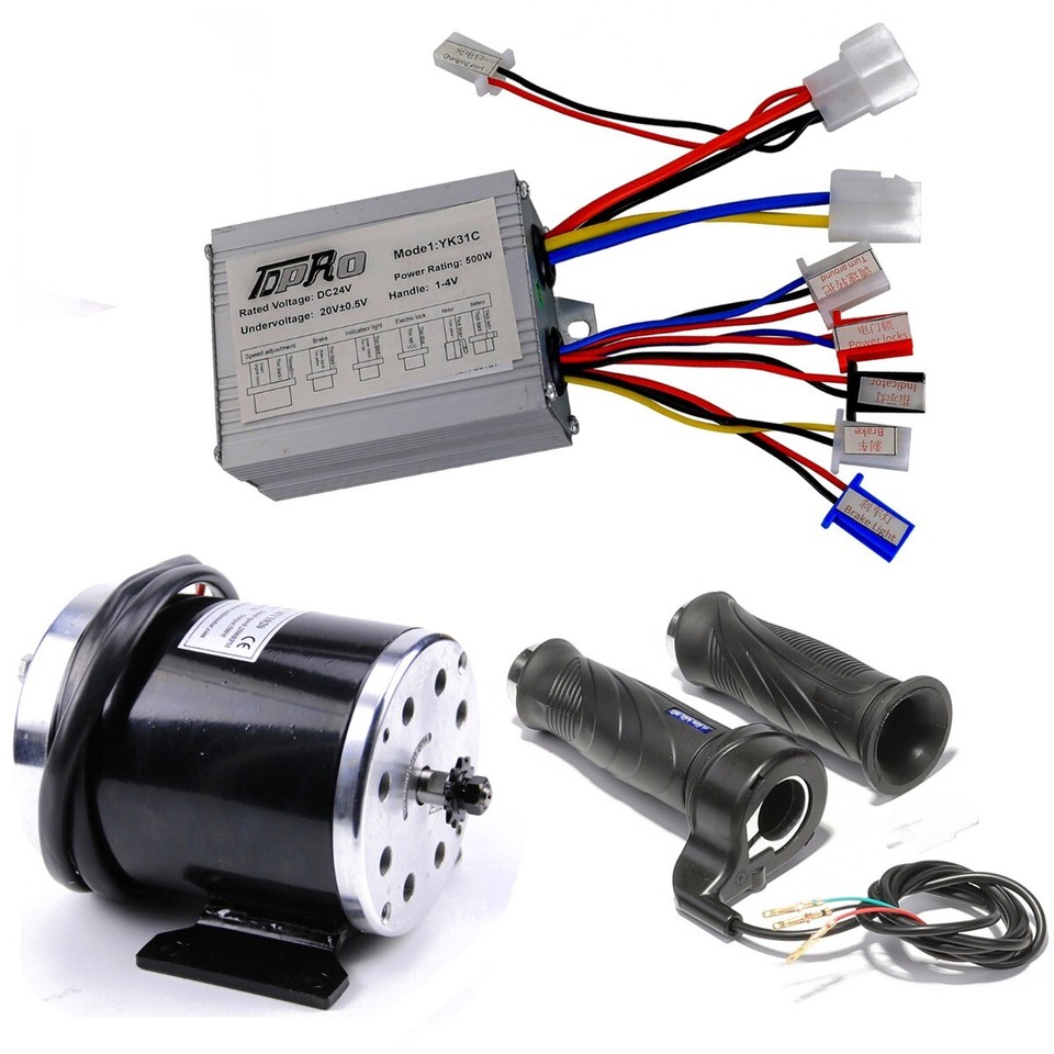 500W 24V Brush Motor Kit Controller For E Bike Razor Bicycle Scooter ...