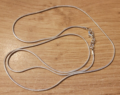Silver Neck Chain - Serpent Mesh - 48 cm (Ref. 65) | eBay