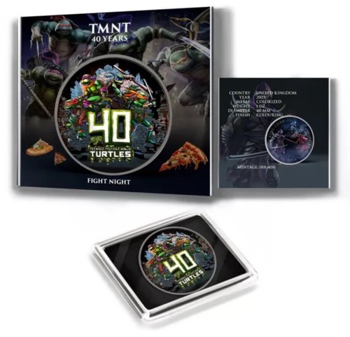 2024 Perth Mint 40th Anniversary TMNT "Fight Night" 1oz Silver Coin 399 ...