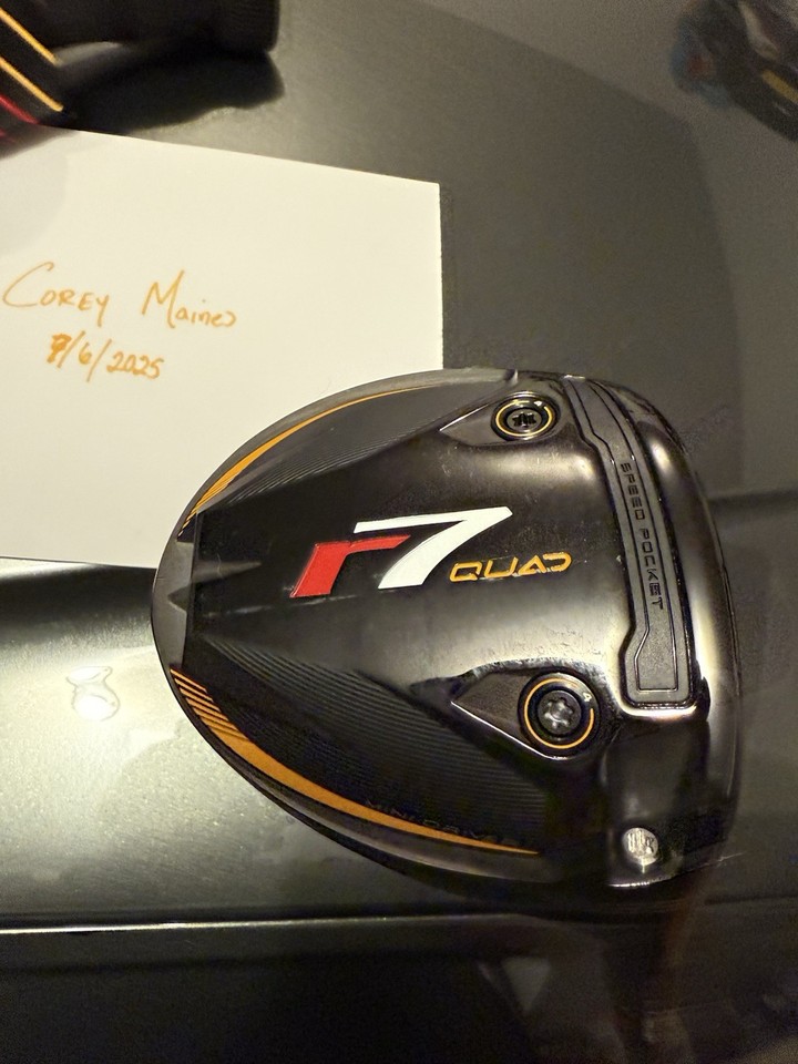 Taylormade R7 Quad Retro Mini Driver 13.5 Fujikura Speeder Shaft ...