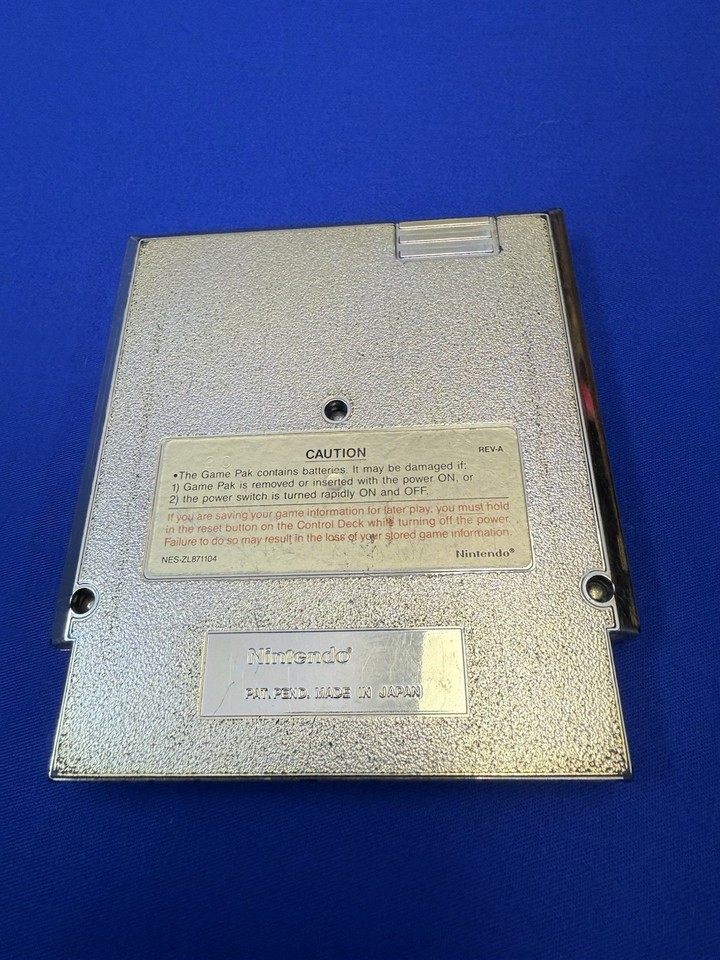 Zelda II The Adventure of Link NES Gold Cartridge Nintendo Authentic ...