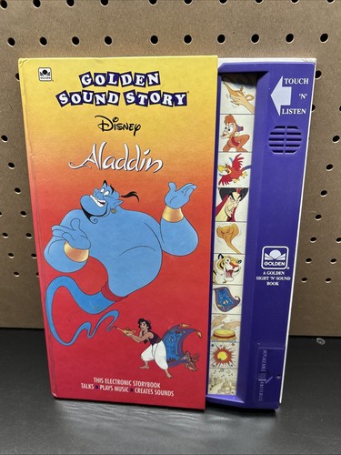 Golden Sound Story Disney Aladdin Electronic Storybook Talks Music ...
