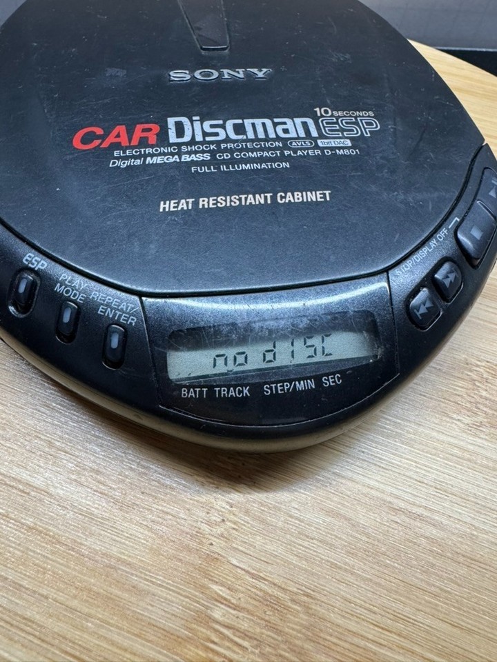 Sony Car Discman Model D-M805 Portable CD Player - Tested Working | eBay