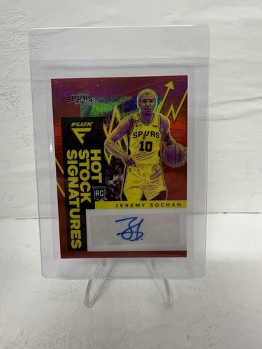2022-23 Panini Flux - Hot Stock Signatures Red Prizm #HSS-JSC Jeremy ...