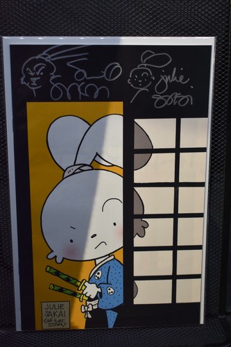 Usagi Yojimbo #6 Julie & Stan Sakai Signed & Sketched Dogu Chibi ...