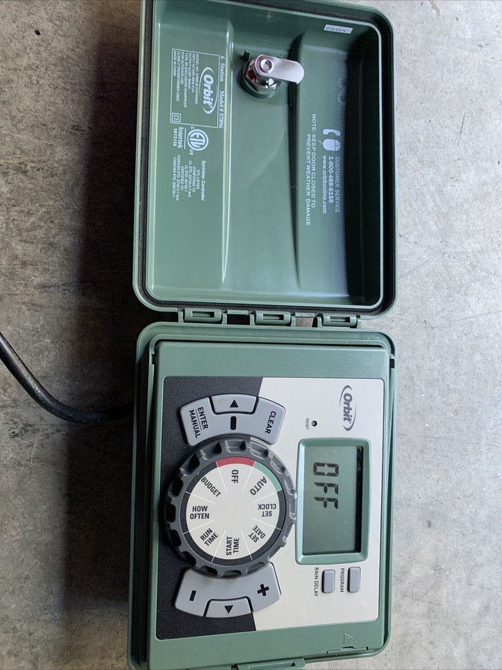 Orbit 57896 6-Station Outdoor Sprinkler Controller 4687857896| eBay