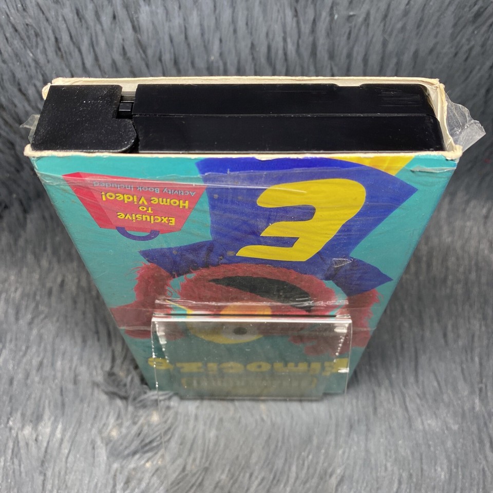 Elmocize VHS Tape 1996 Elmo Kids Video Sesame Street Exercise Workout ...