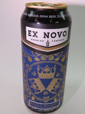 Craft BEER Empty Can ~ EX NOVO Brewing Swedish Hitchhiker IPA ...