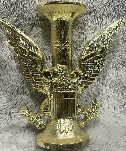 Vintage Freeman Trophy Topper Eagle Bird Star Gold Tone Plastic Part | eBay