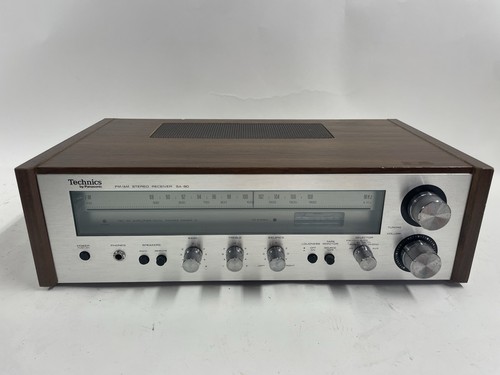 Technics Receiver by Panasonic FM/AM Stereo Receiver SA-80 - Retro Case ...
