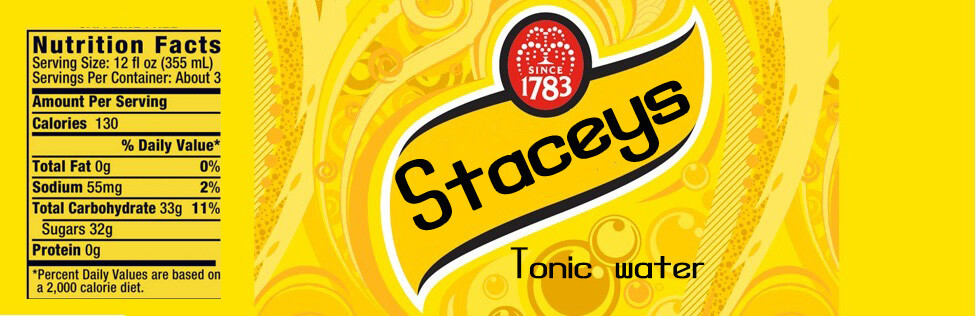 Schweppes Tonic Water Label