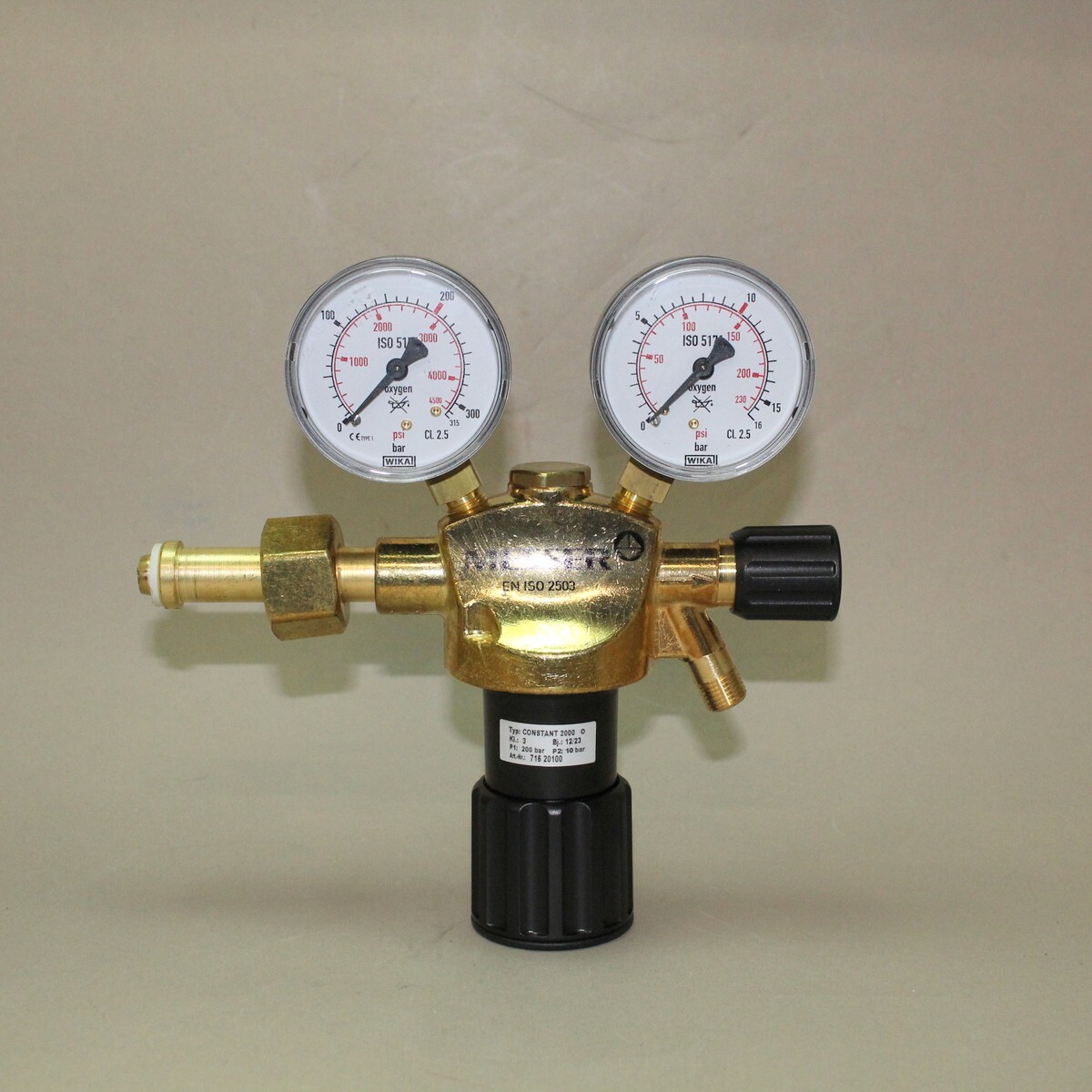 Messer Druckminderer Constant 2000 Sauerstoff 200bar | eBay