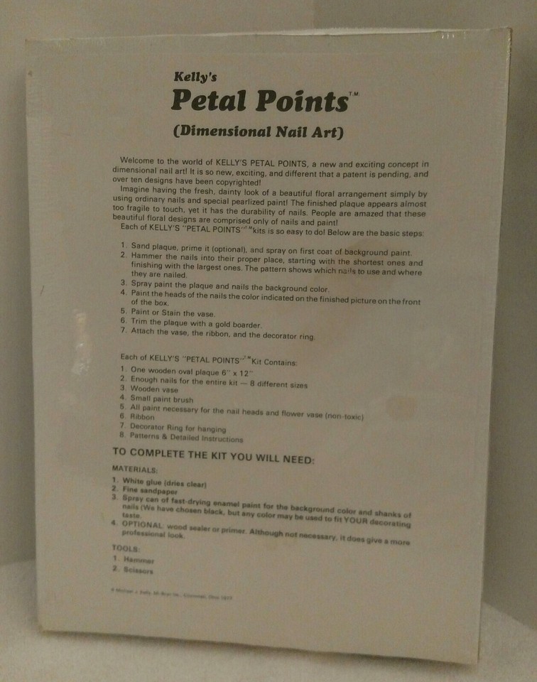 New In Unopened Package Kelly's Craft Kit - Petal Points | eBay