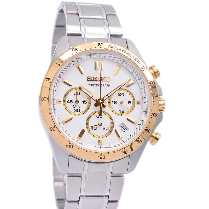 SEIKO SELECTION SBTR024 Chronograph Stainless Steel Quartz Watch Men's ...