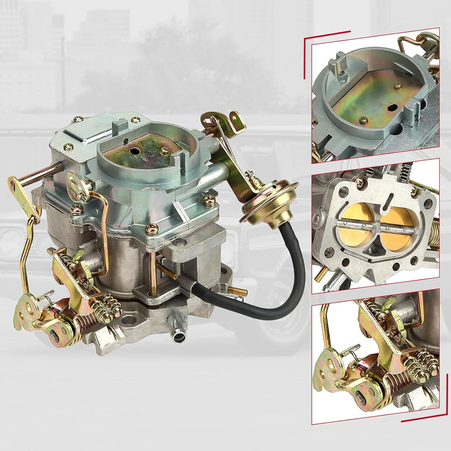 Carburetor 2 Barrel Carter Type BBD High Top For DODGE 273 318 5.2L V8 ...