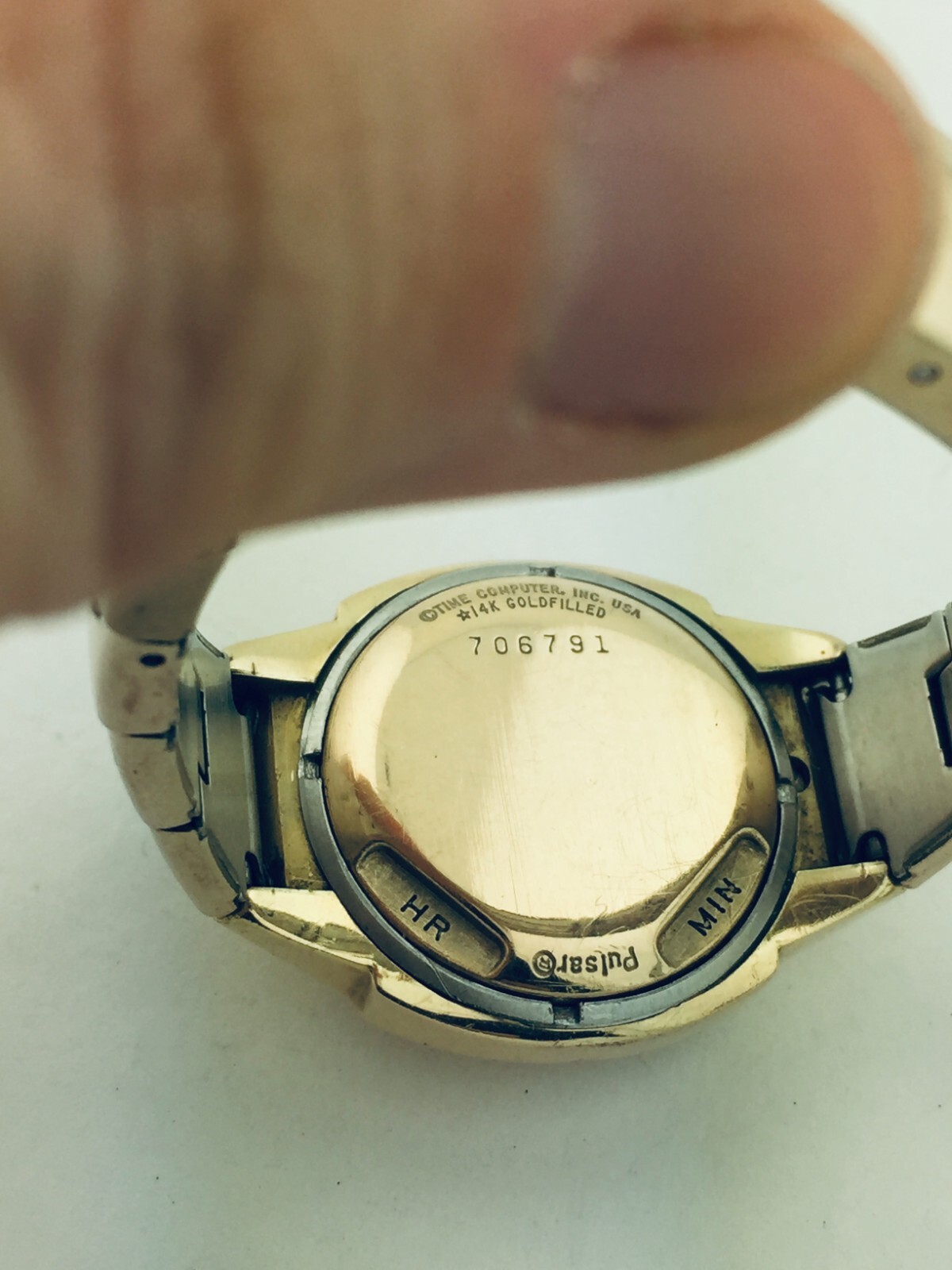 VINTAGE 1970's HAMILTON PULSAR GOLD FILLED LED WRISTWATCHES: HIS & HERS ...