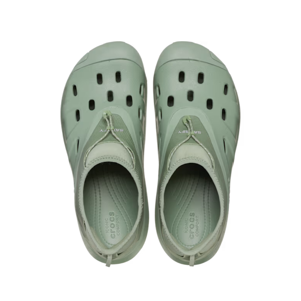 NEW CROCS Satisfy Running X Crocs Quick Trail Moss 209628 GREEN UNISEX ...