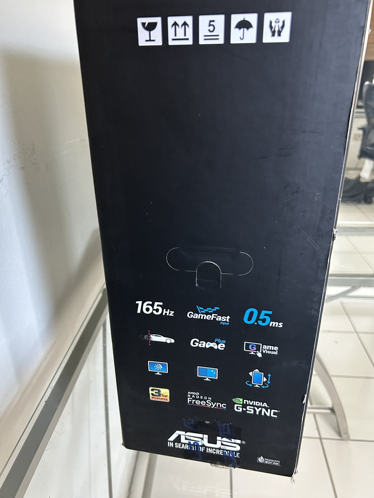 ASUS VG278 165Hz Gaming Monitor, 1920x1080 Pixels 0.5 Ms Response Time ...