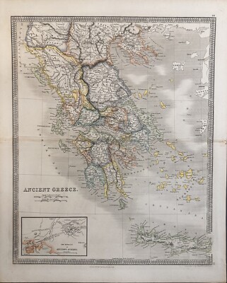 Pre-1900 - Map Ancient Greece
