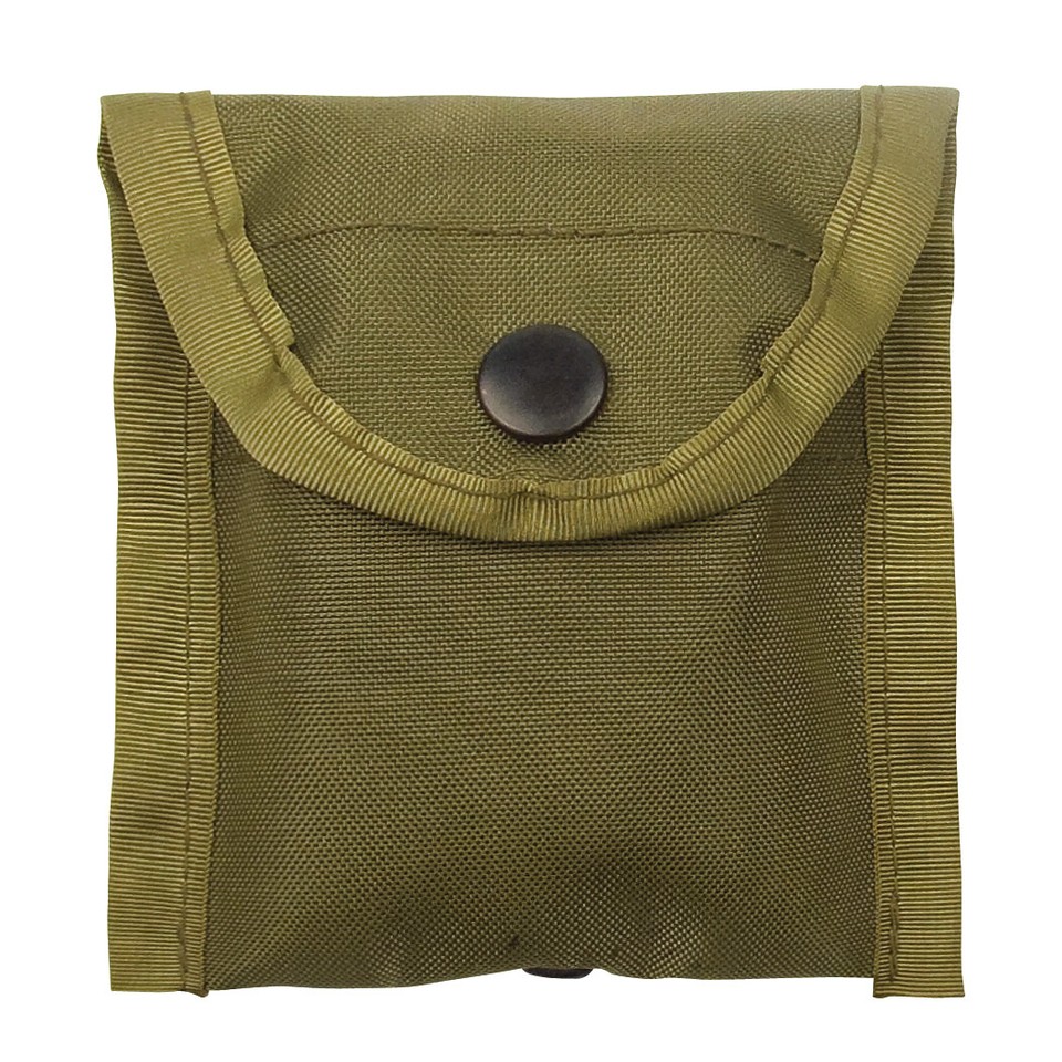 Nylon Compass Pouch - Black, OD Compact Pouches w/ Belt Clip & Snaps | eBay