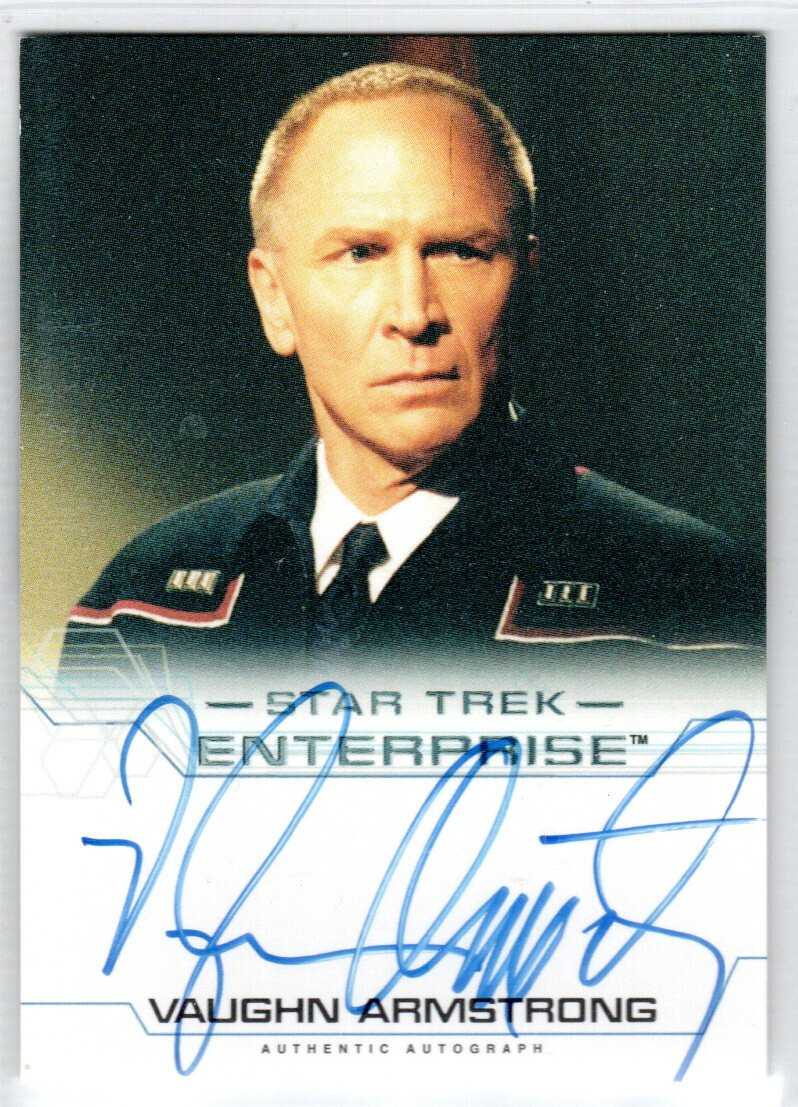 Vaughn Armstrong Vaughn Armstrong Star Trek Genuine Signed Autograph