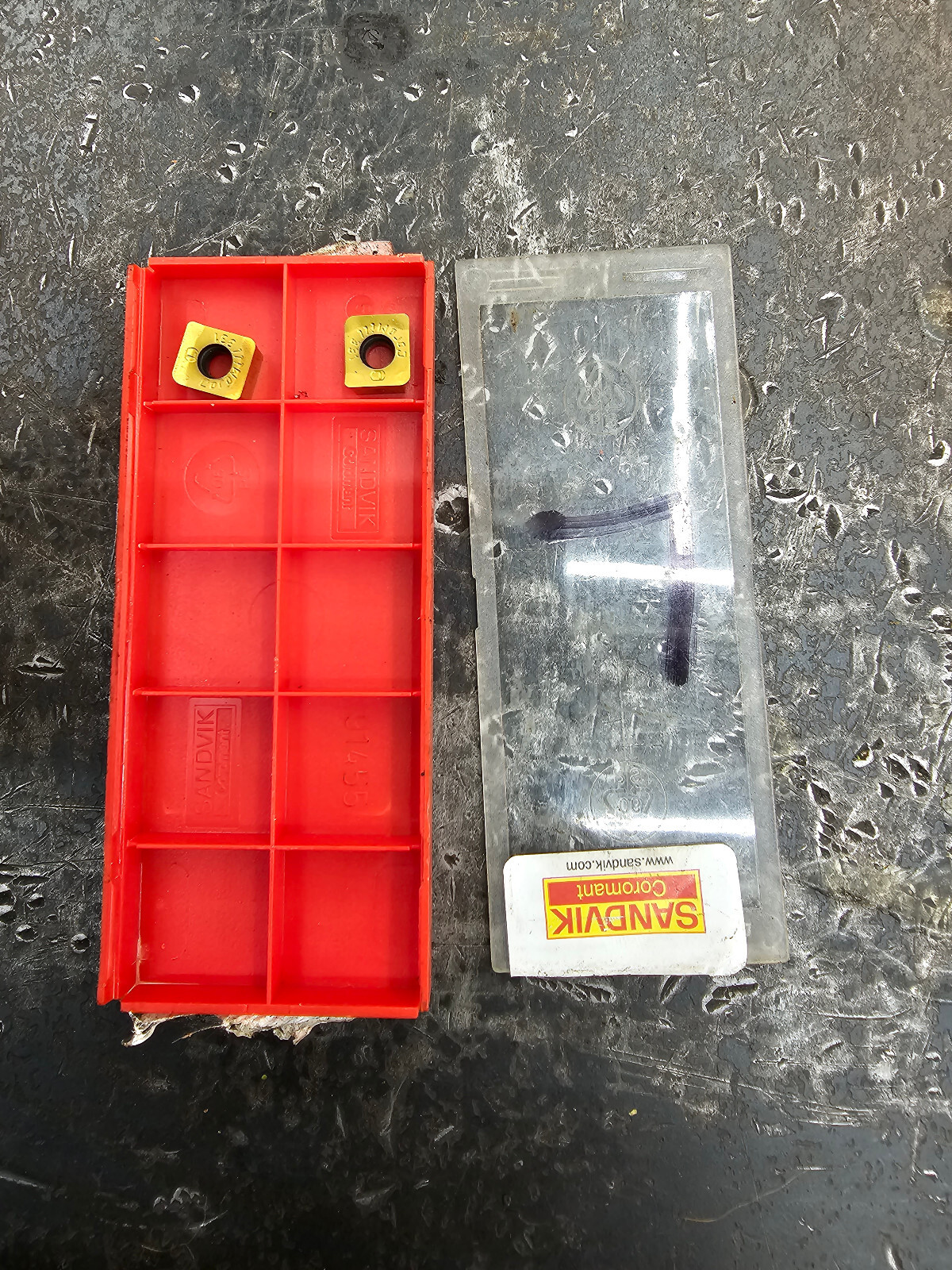 Qty 2 Sandvik L331 L331.1A-084515H-WL1025 9N0545278 1025 grade carbide ...