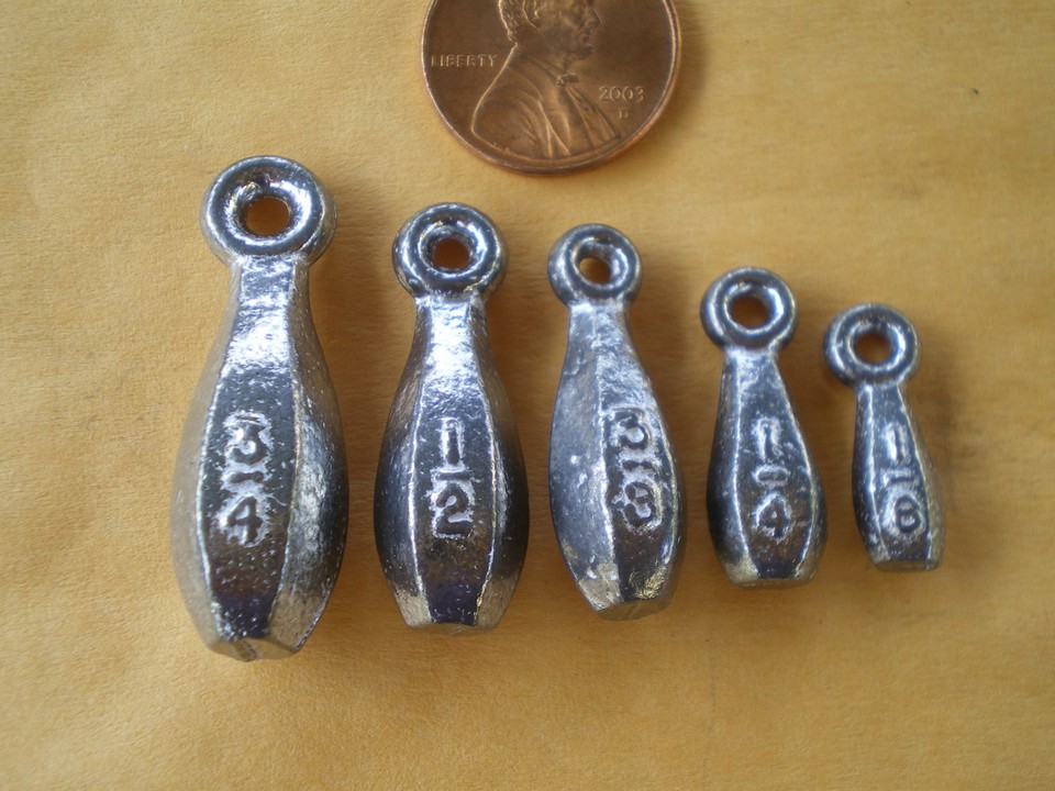 30 PCS BANK SINKERS 1/4 OZ. GOOD QUALITY FROM DO-IT MOLD | eBay