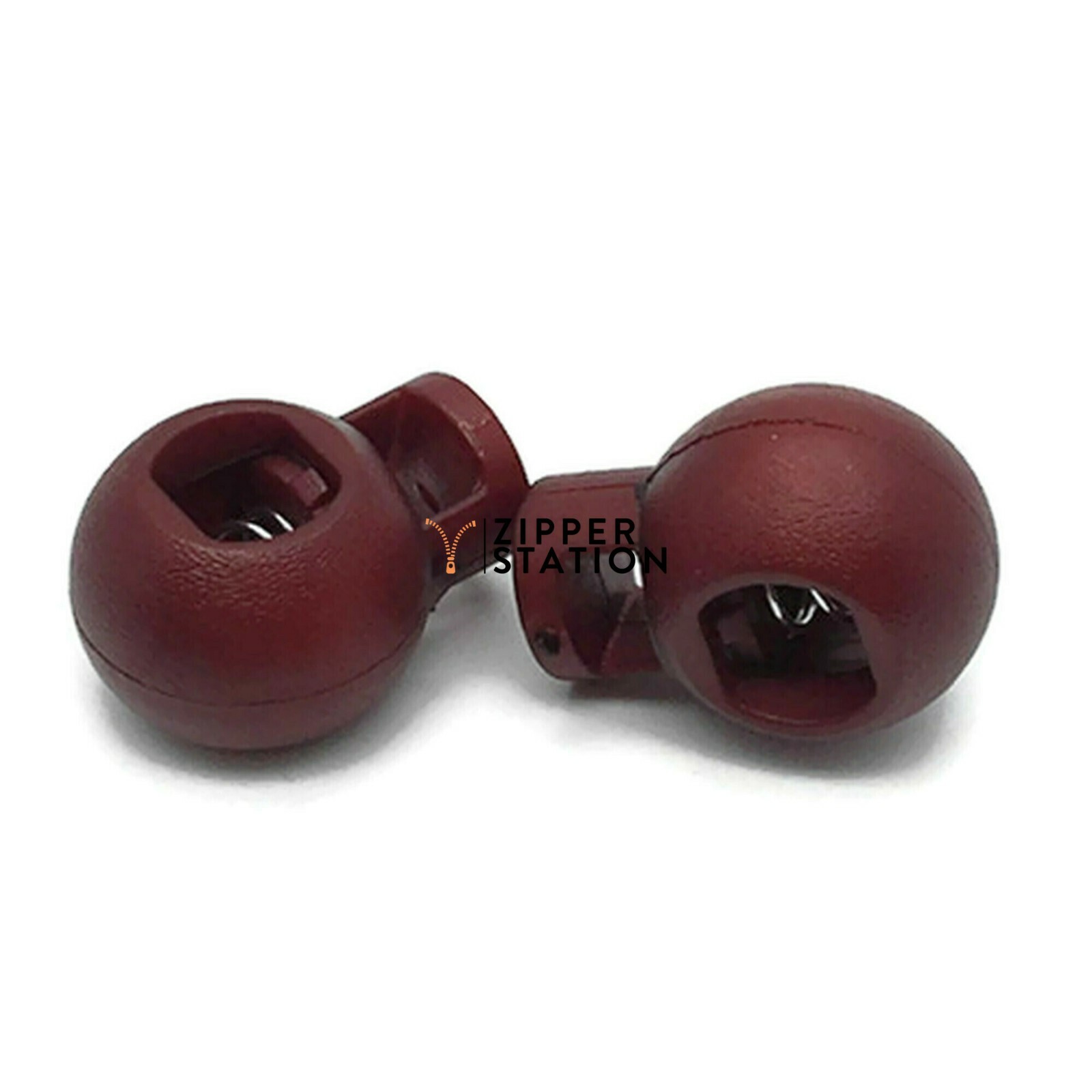 Spherical cord stopper lock end toggles with metal spring (5896) | eBay