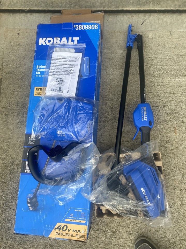 Kobalt 40V 15" String Trimmer 3809908 Weed Eater TOOL ONLY No Battery ...
