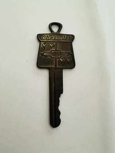 Vintage 1950's Era ? Chevrolet Key ~ CHEVY Key ~ Key Fob Brass Bow tie ...
