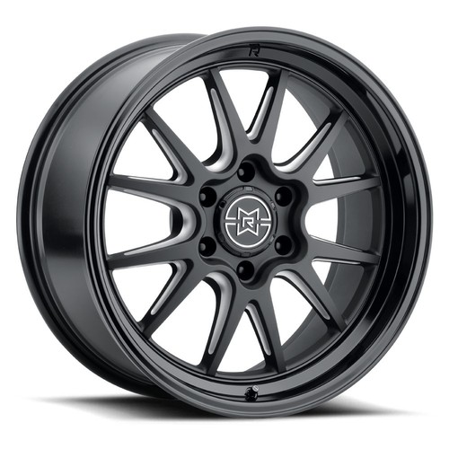 20x10 Method MR802 Raised Double Black Milled Wheels 6x135 (-18mm) Set ...