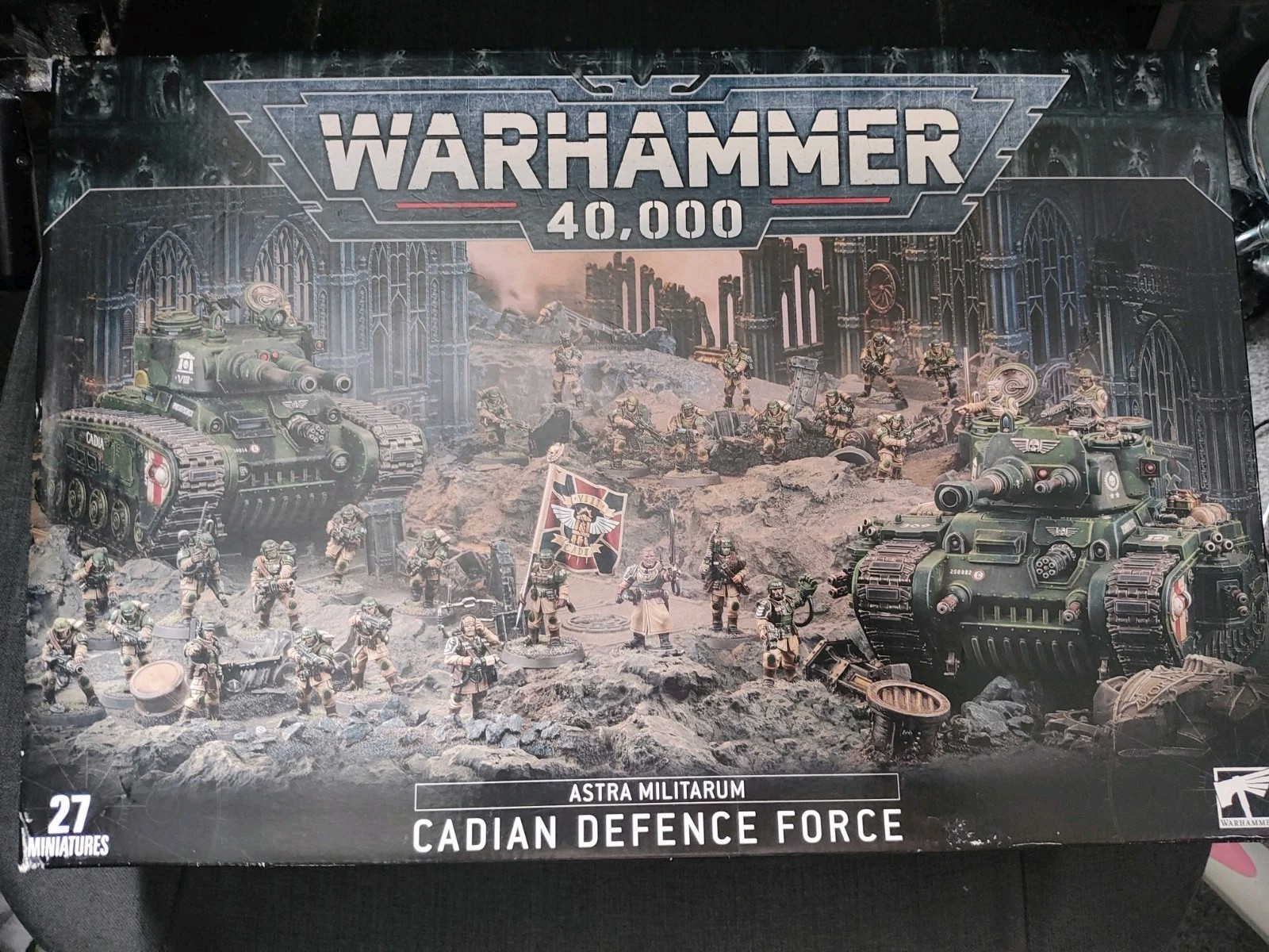 Warhammer 40k Cadian Defence Force Astral Military Battleforce Box Set ...