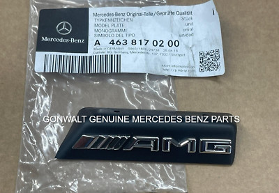 Genuine Mercedes-Benz G Class 13-18 Front Grille AMG Badge Emblem OE ...