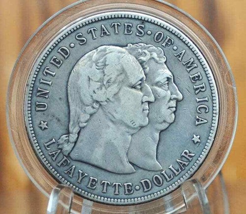 Authentic 1900 Lafayette Dollar - VF+, Great Coin - Rarer Early US ...