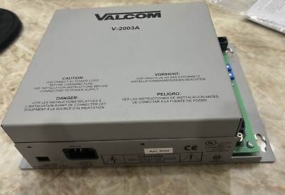 Valcom V-2003A 3 Zone 1 Way Page Control, Paging Amplifier, V2003A | eBay