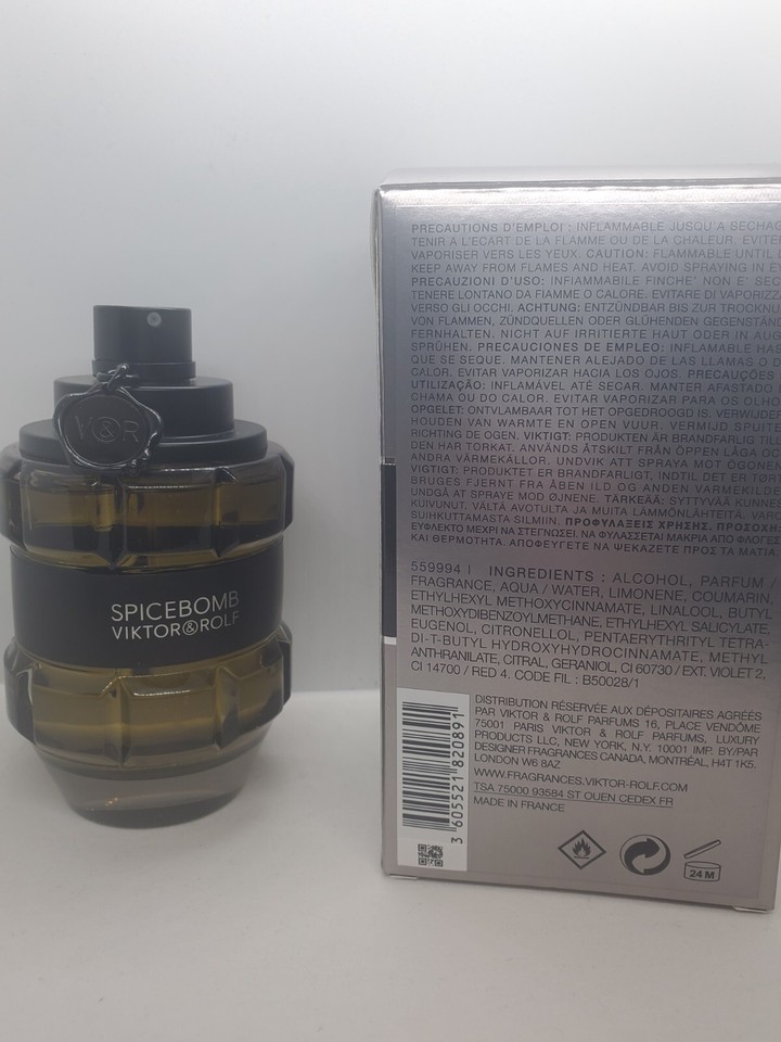 Spicebomb by Viktor & Rolf 5.07 oz EDT Cologne for Men New In Box NEW ...