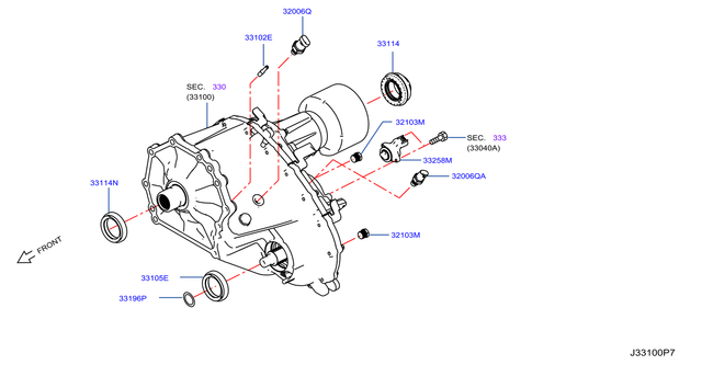 33142-4ja1a Seal Oil for Nissan Genuine OEM Part for sale online | eBay