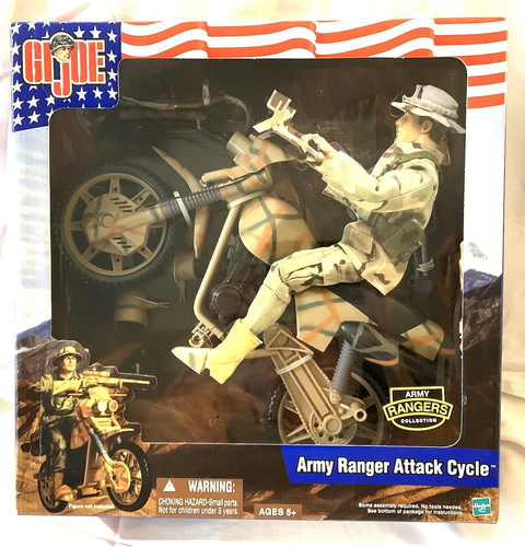 GI JOE ARMY RANGER ATTACK CYCLE (HASBRO) NEW IN BOX ARMY RANGER ...