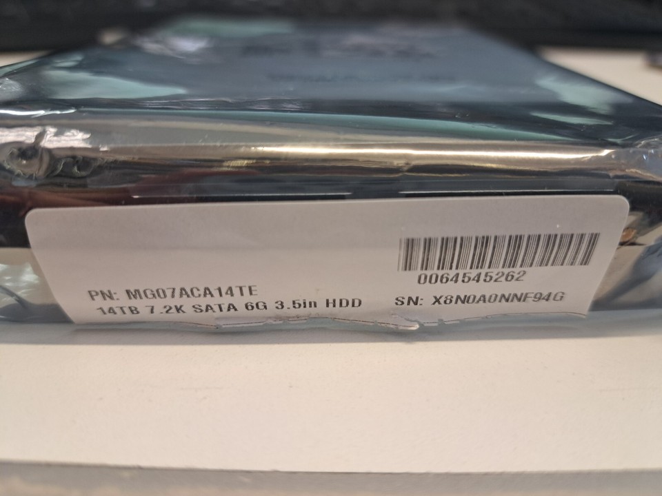 Toshiba Enterprise MG07ACA14TE 14TB HDD, SATA 3, 3.5" Internal Hard ...