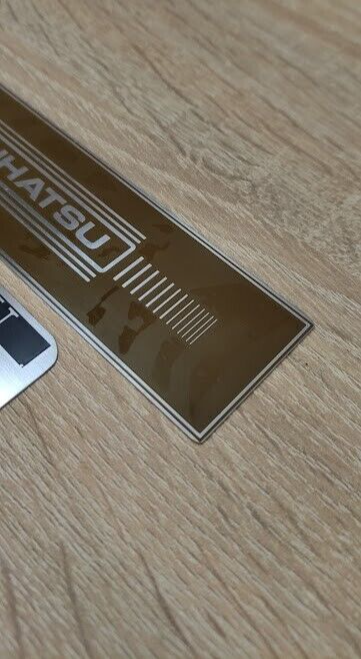 DAIHATSU F20 TOYO TAFT WILDCAT DECALS DASH CENTRAL PANEL PLATE X4 ...