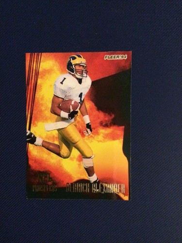 1994 Fleer NFL Prospects Derrick Alexander Rookie Card | eBay
