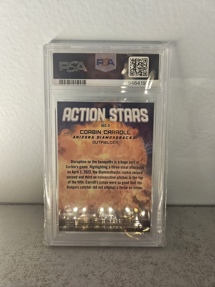 2023 Topps Chrome Update Corbin Carroll Action Stars PSA 10 Gem Mint | eBay