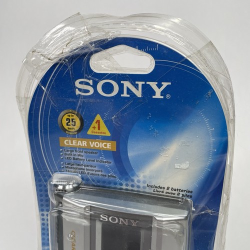 Sony TCM-150 Handheld Cassette Voice Recorder TCM150 Brand New Open Box ...