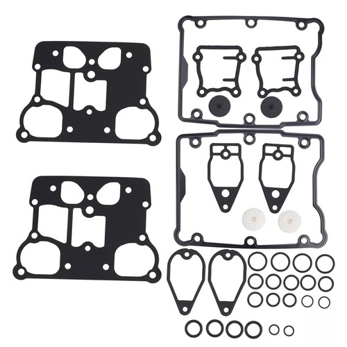 Engine Gasket Rocker Box Gasket Kit for HARLEY TWIN CAM Dyna Softail ...